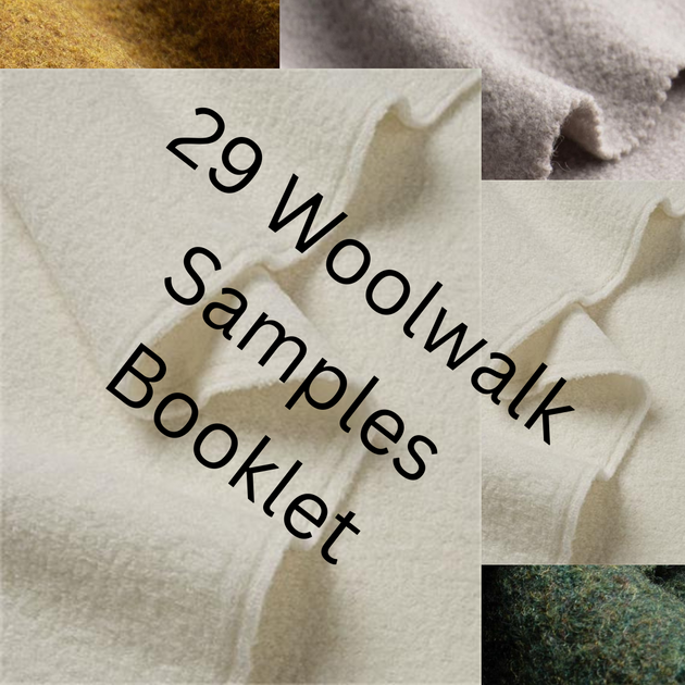 Wool sample booklets – AppleOak FibreWorks