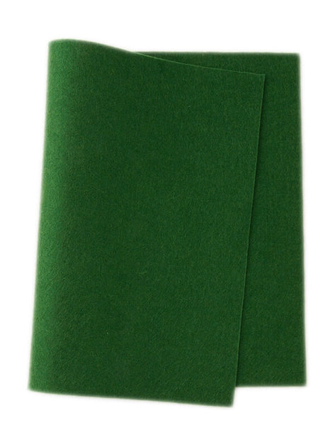 Felt ~ 100% Wool ~ 1-1.2mm thick ~ Dark Green ~ Colour 548 – AppleOak ...