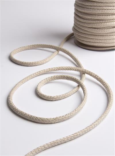 HEMP CORD PLAITED ~ 6.4mm round – AppleOak FibreWorks